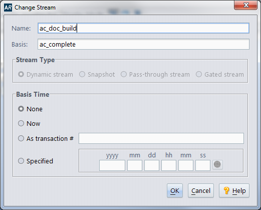 Reparenting Streams and Workspaces