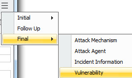 Entering Vulnerability Information