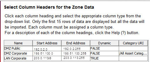 Specify the Column Type Using a Header