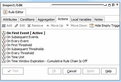 Activating or De-activating a Rule Trigger