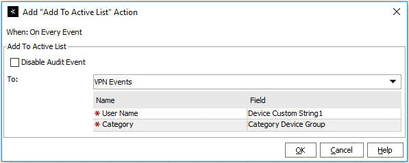 Using Rules to Populate an Active List