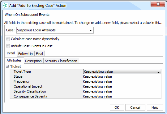 Applying Rule Actions on Cases