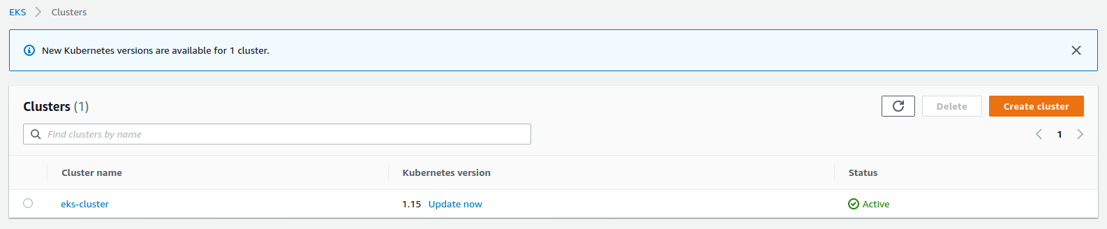Configuring the Elastic Kubernetes Service
