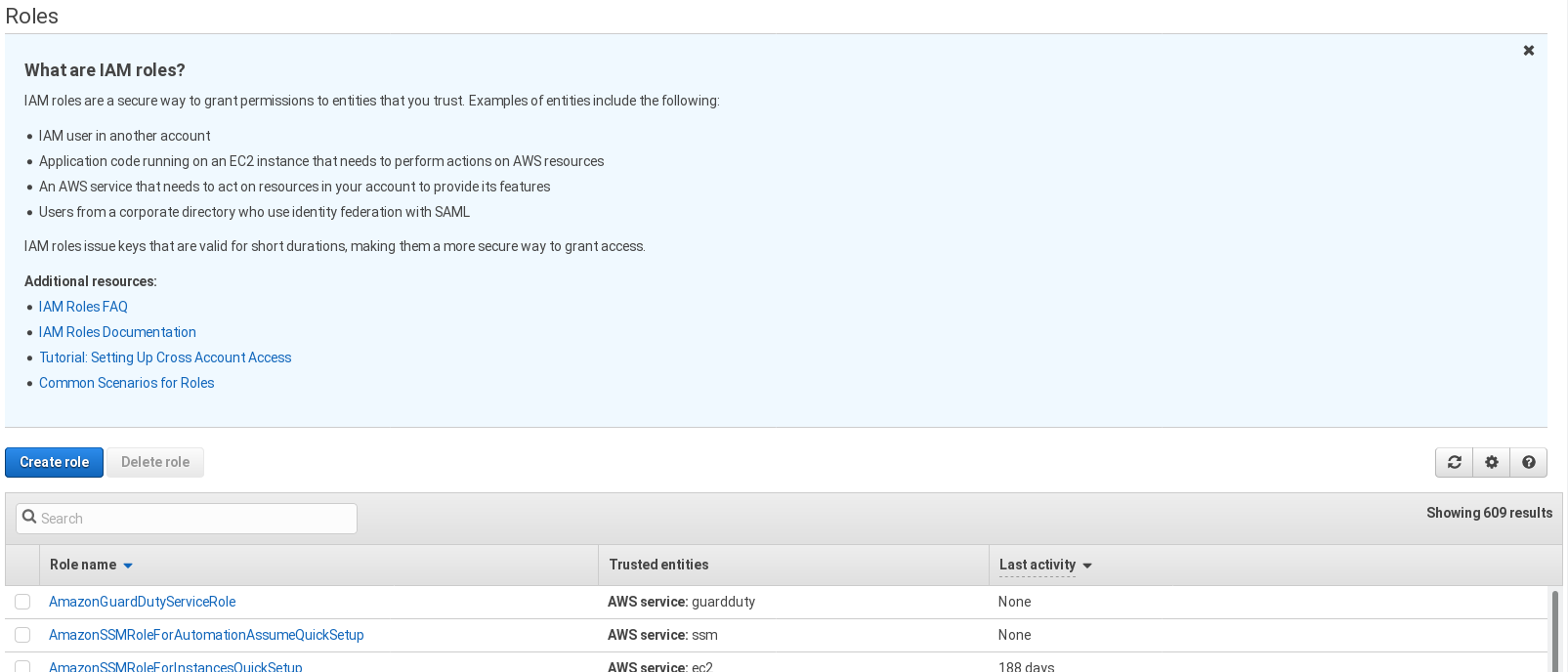 Checking for a Worker Node Instance Profile