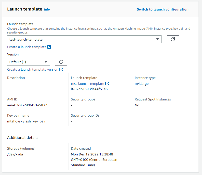 Migrating a Launch Configuration to a Launch Template