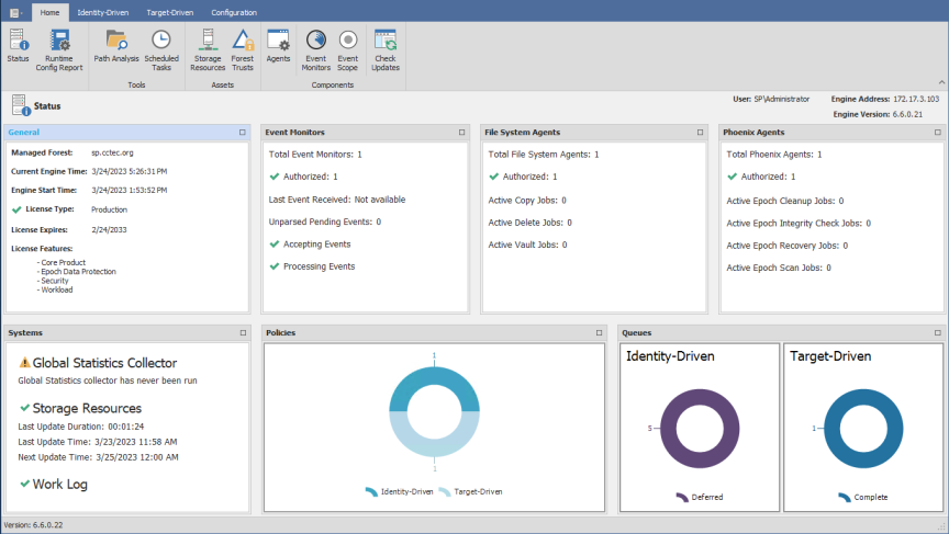 Using the Admin Client Interface