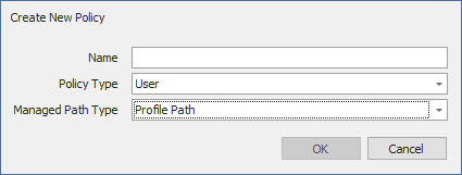 Creating a User Profile Path Policy