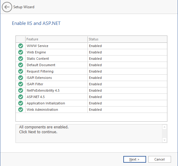 Configuring The Web Application