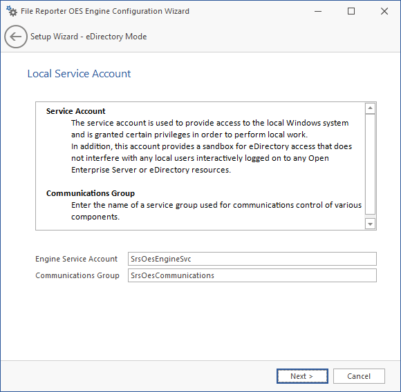 Configuring the Engine