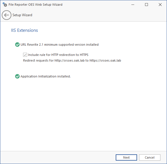 Configuring the Web Application