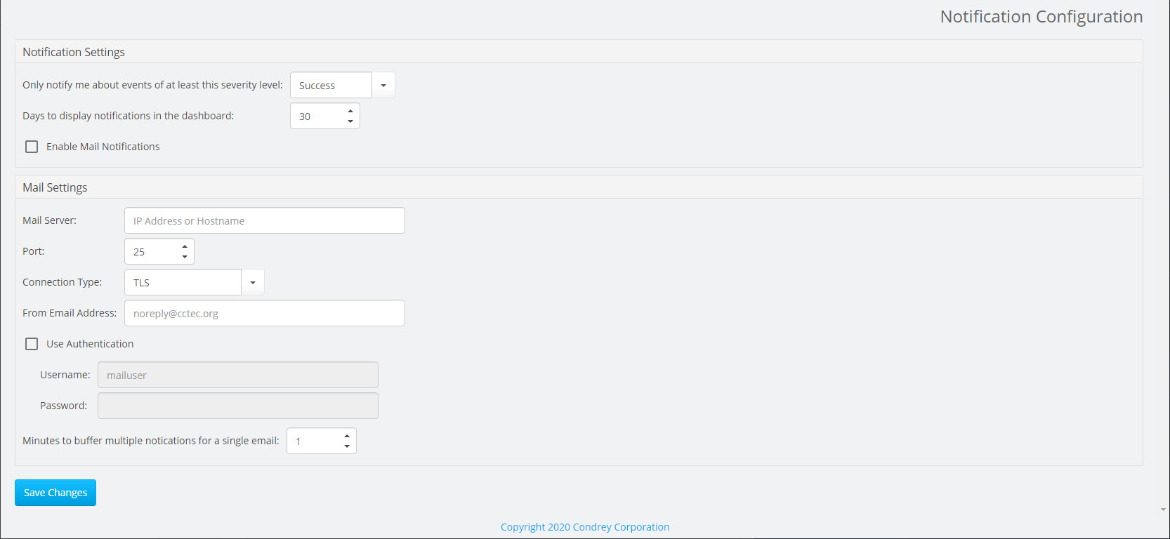 Configuring Notifications