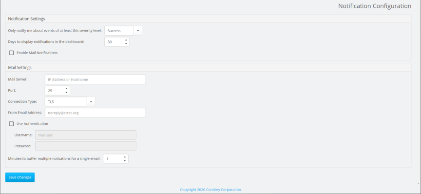 Configuring Notifications