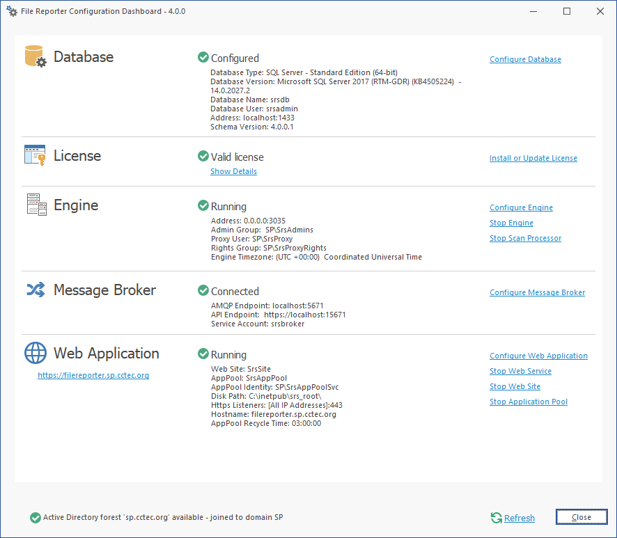 Configuring the Web Application - Micro Focus File Reporter 4.1 ...