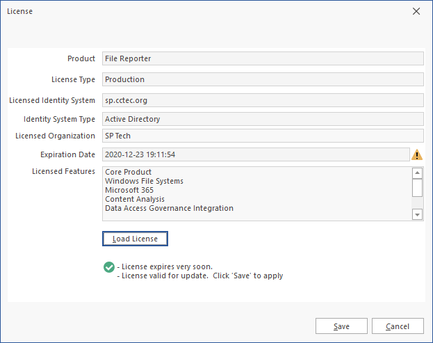Installing the License - Micro Focus File Reporter 4.1 Installation Guide