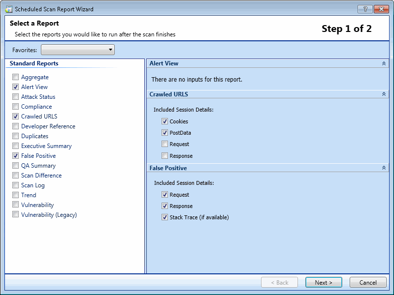 Managing Scheduled Scans