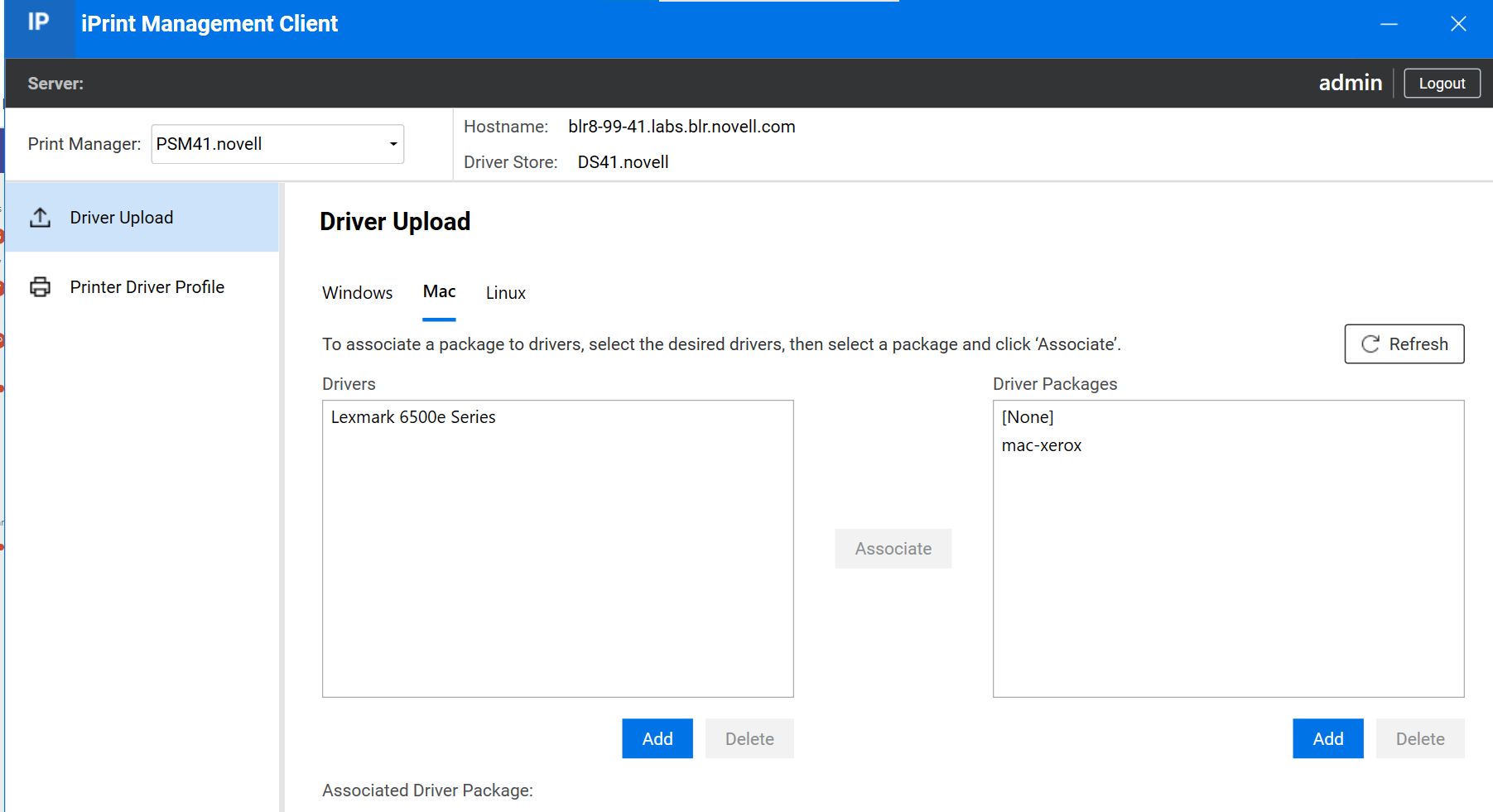 Managing Printer Drivers - OpenText iPrint Appliance 5.0 Administration Guide