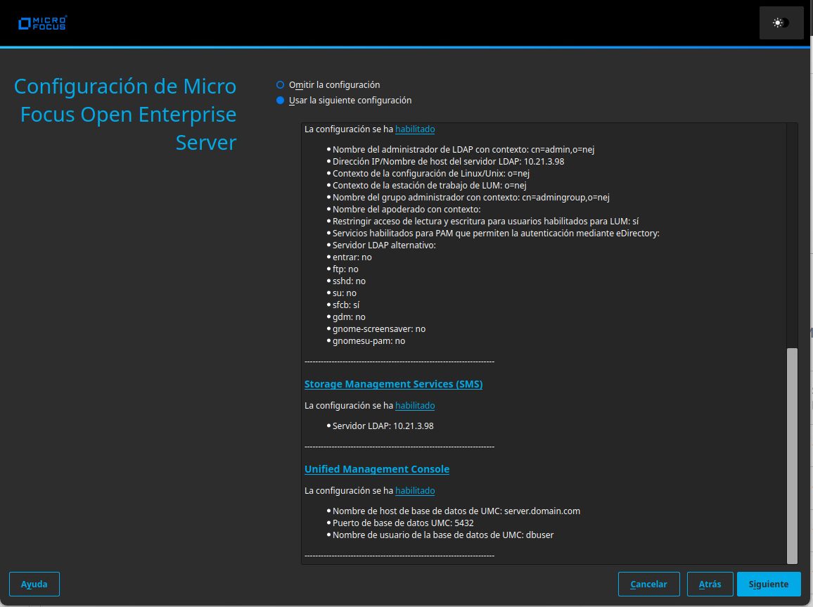 OES 2023 Unified Management Console