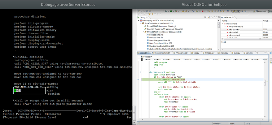 Visual COBOL TEST D'ÉCRAN